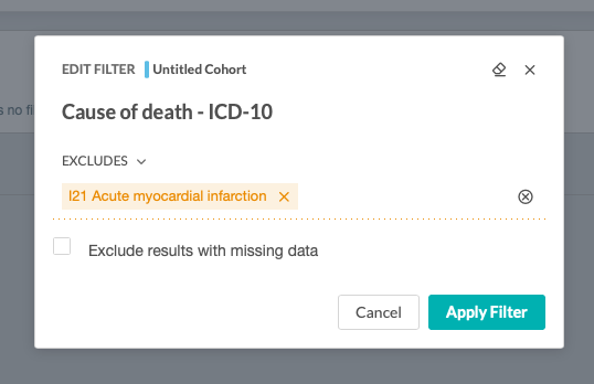 A mismatch in cause of death - ICD - 10 data – UK Biobank